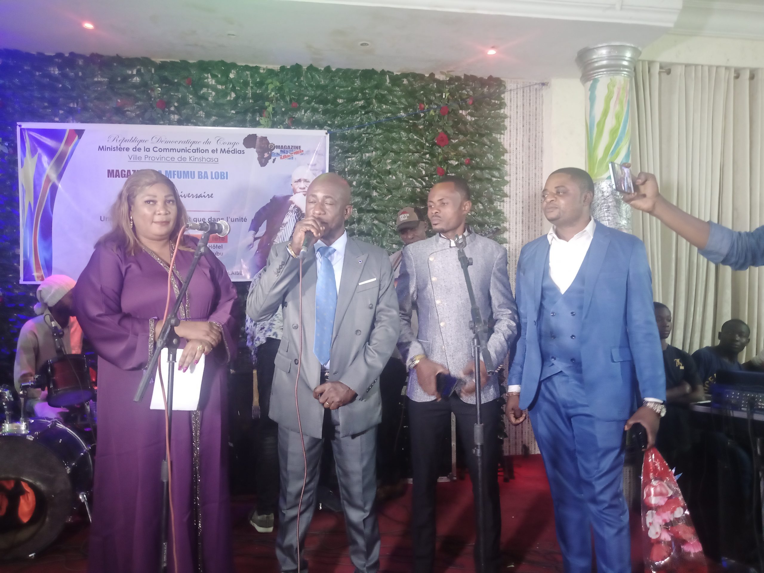 RDC: 2ème anniversaire du Magazine « Bamfumu balobi », Christian Yuya ...