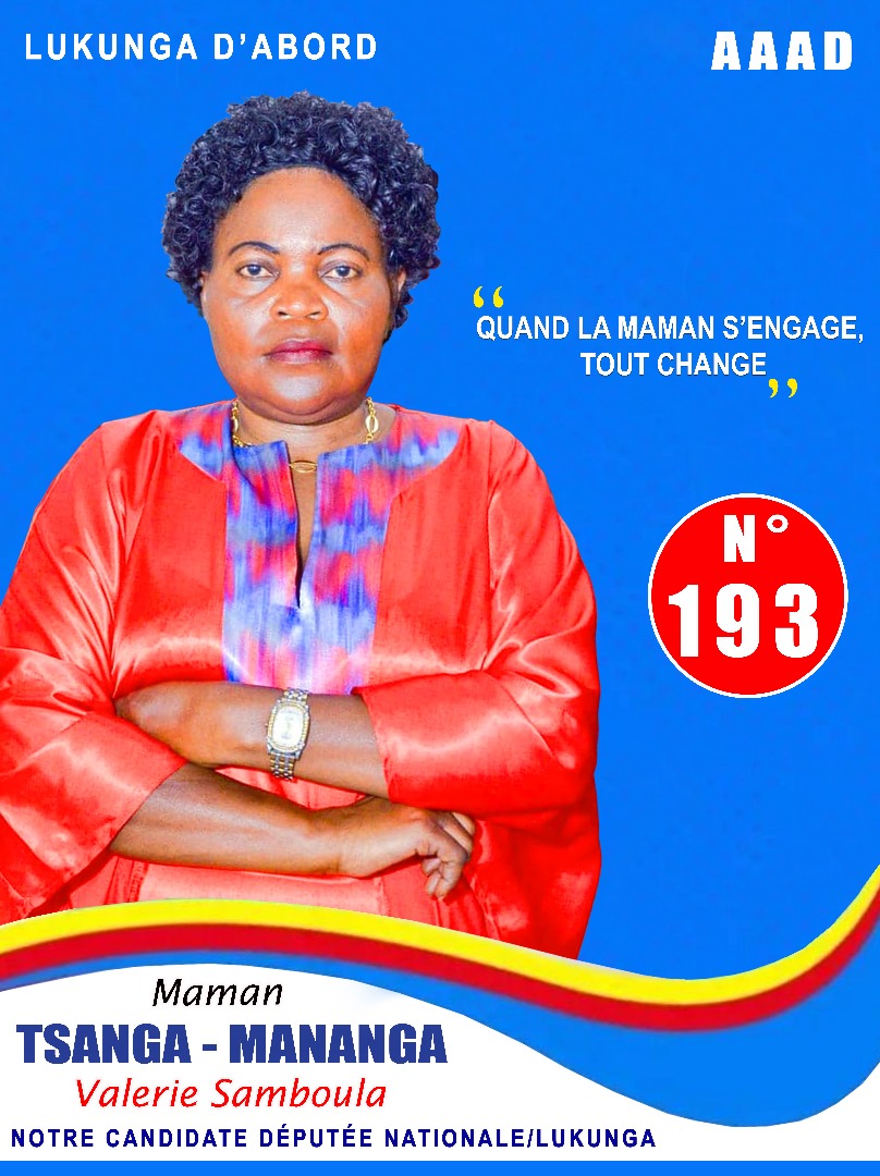 Législatives nationales : Maman Tsanga Mananga, la championne de la ...