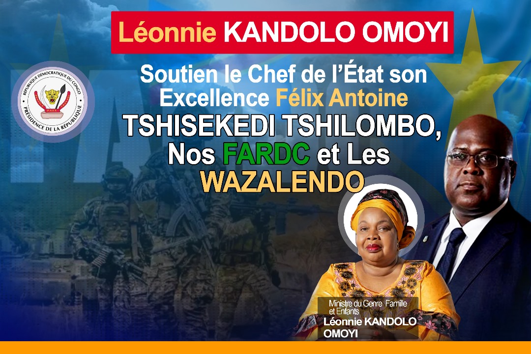 Agression rwandaise : Jean Donat et la ministre Léonie Kandolo Omoyi ...